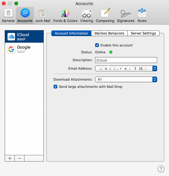 Mail - can't send emails? | MacRumors Forums