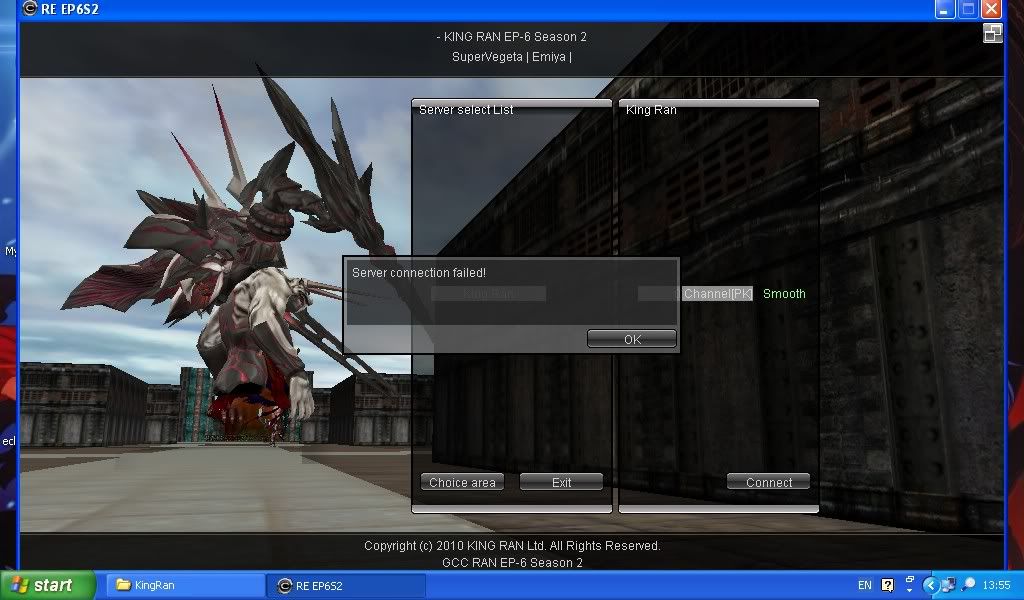 Server Connection failed | RaGEZONE - MMO Development Forums