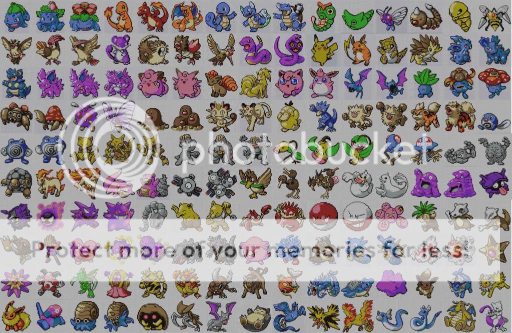 Pokemon Sprite Museum #001 - #151 (w/ Download) - Screenshots - Show ...