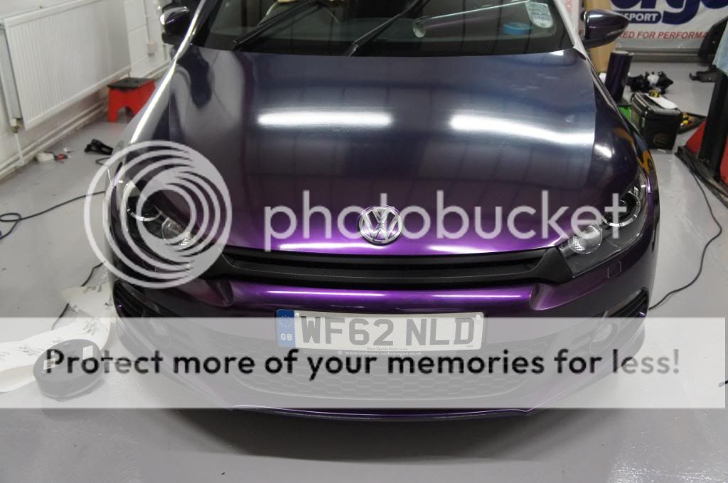 New Scirocco R Line gets some Magic Purple | Detailing World Forum